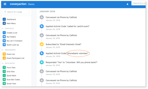 NGP VAN virtual phone banking | callhub.io