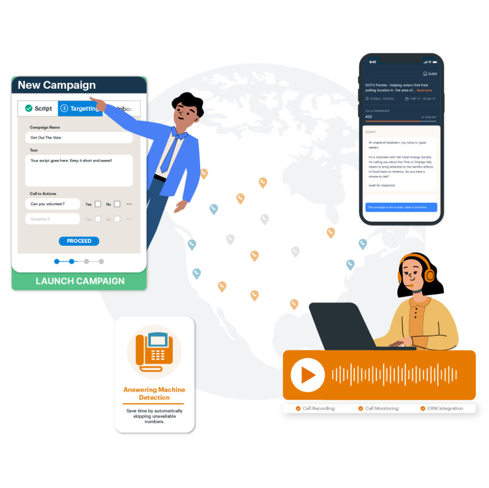 Outbound Call Center Software | Connect with your audience over calls