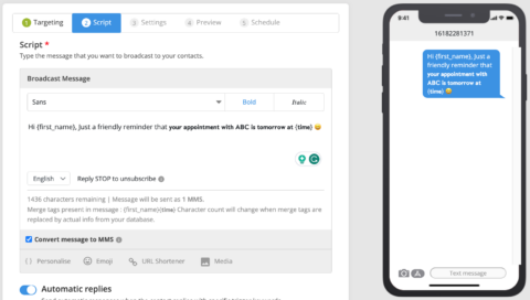 Here is How to send automated texts in 2025